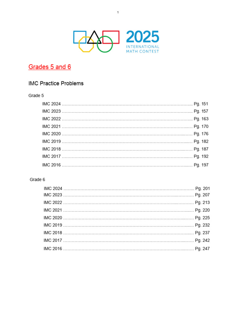 Practice Grades 5-6 | PDF