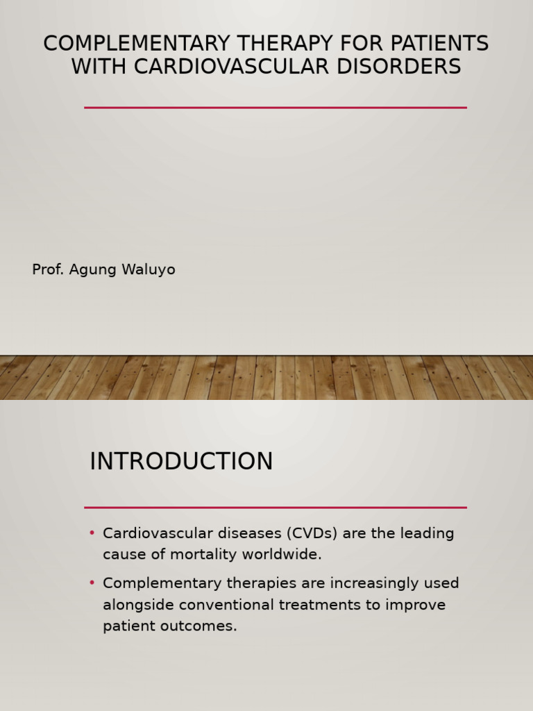 Complementary Therapy CVD Eng v2 | PDF