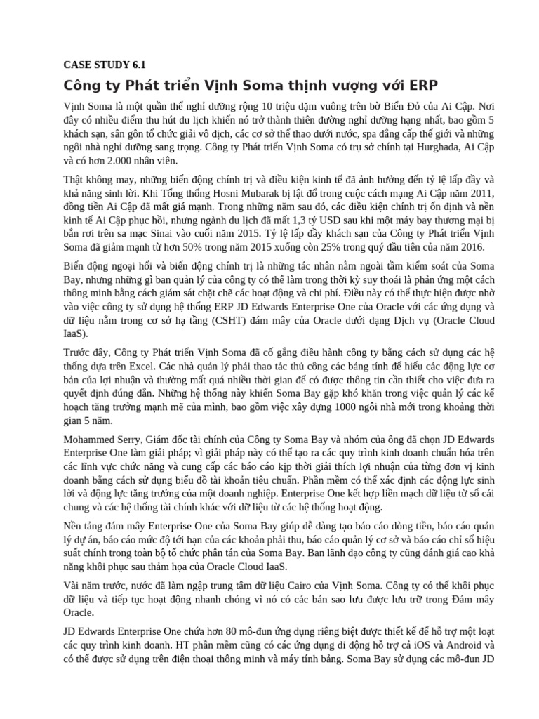 Case Study 6.1 | PDF