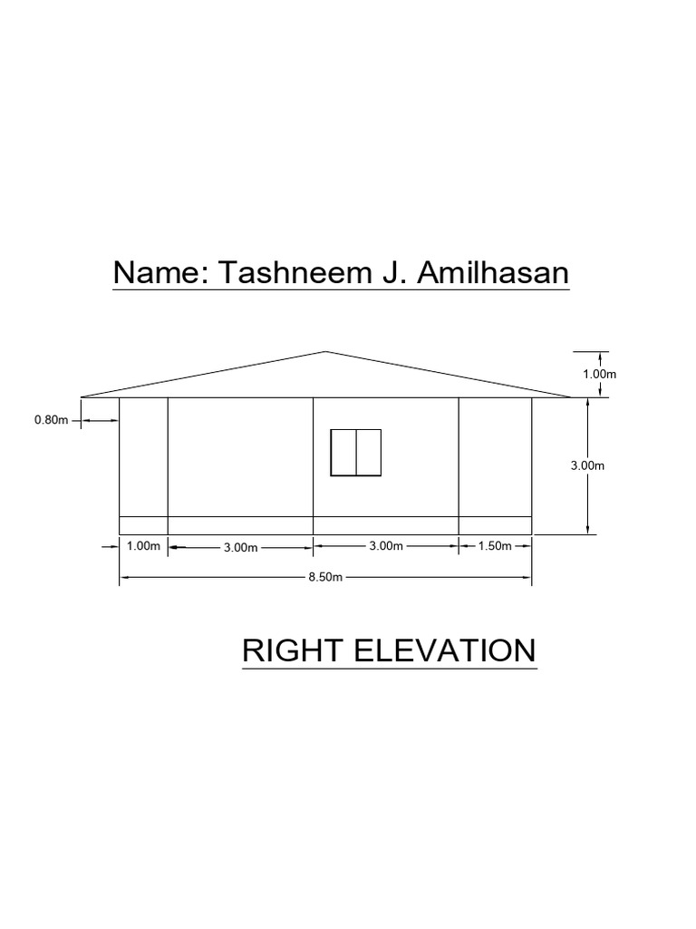 Tashhhh Right Elevation | PDF