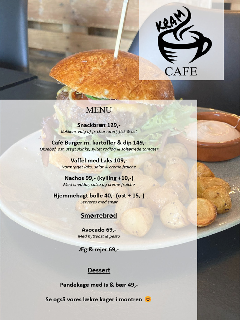 Menukort - Kram Q1 24 | PDF