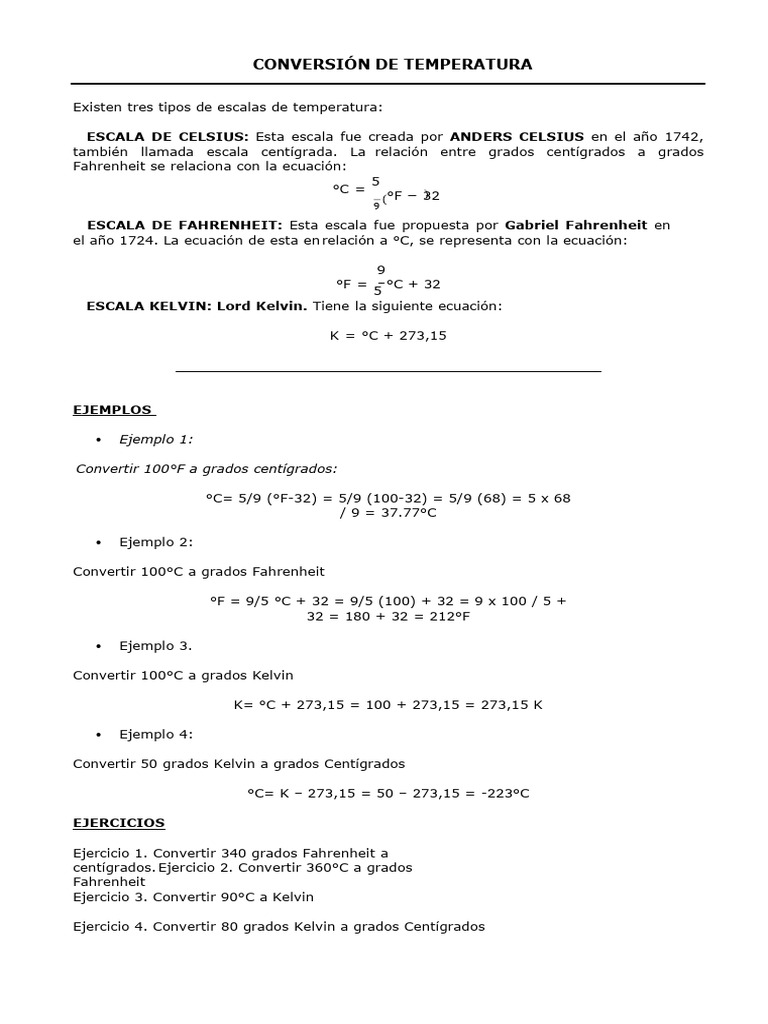 Conversion Temp 1 | PDF