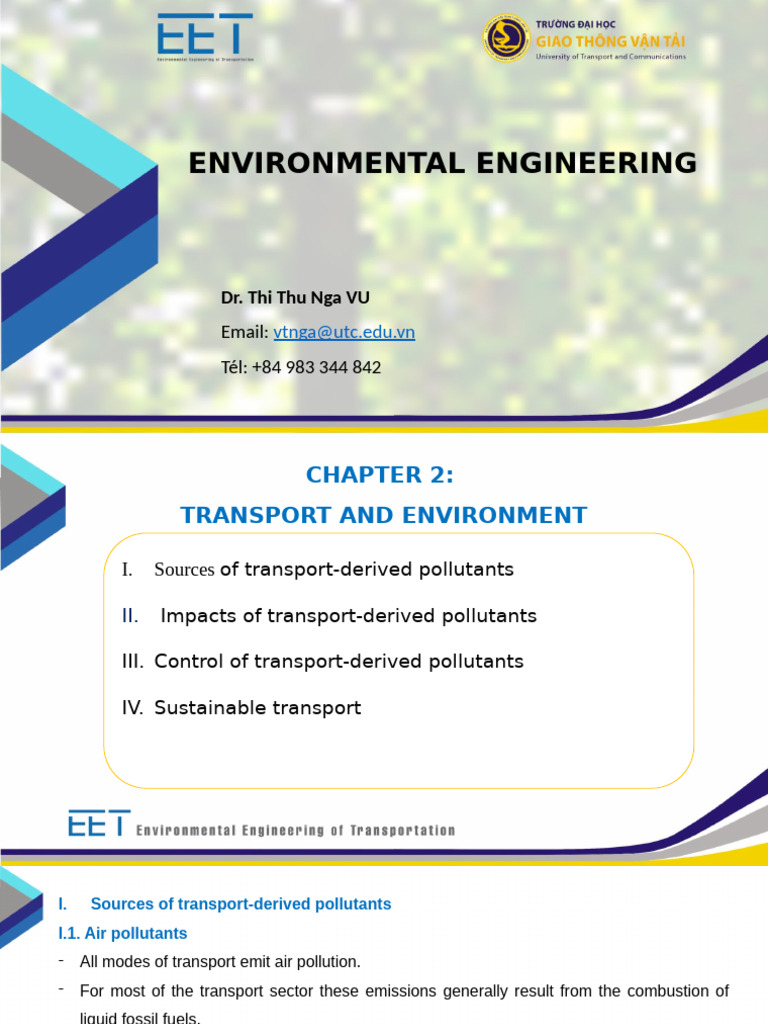 Chapter 2 - Environmental Engineering | PDF | Air Pollution | Cost Of Living