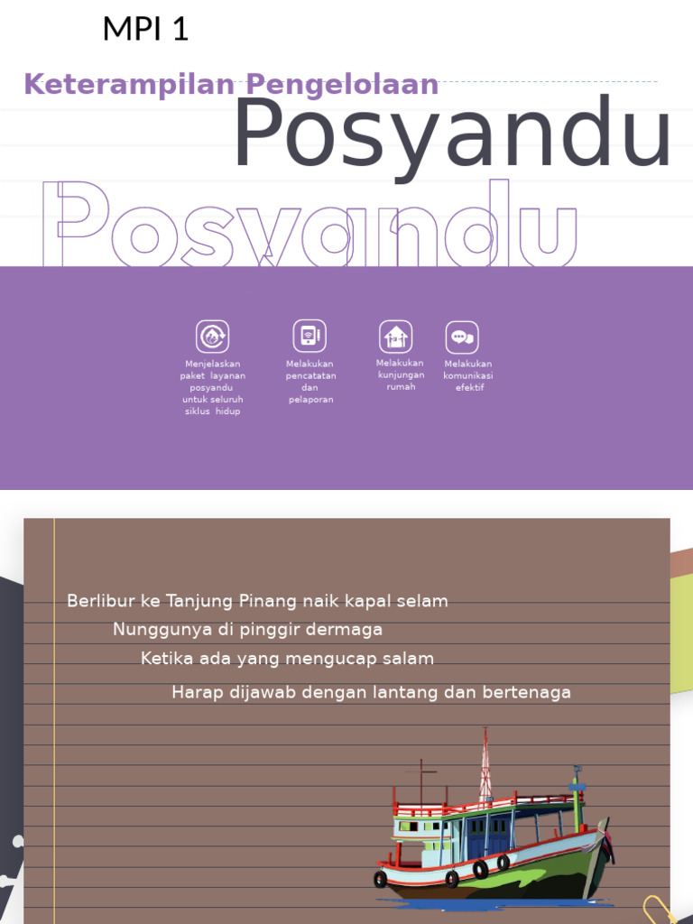 REV. V7 MP 1 Pengelolaan Posyandu 2024 OK | PDF