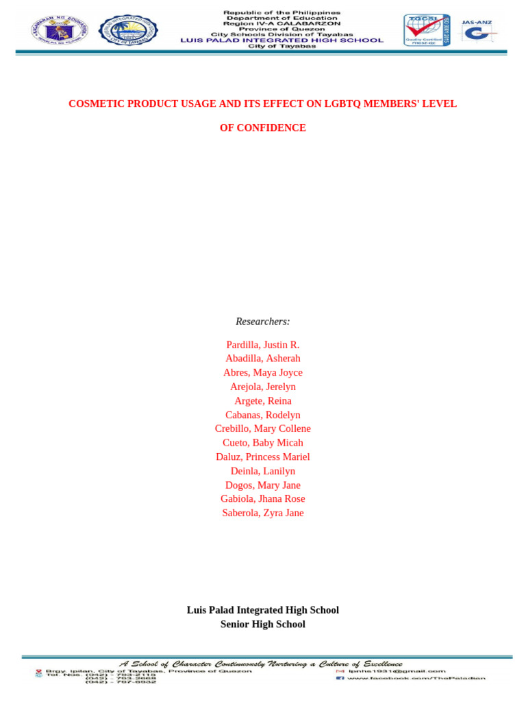 Title Proposal Template | PDF