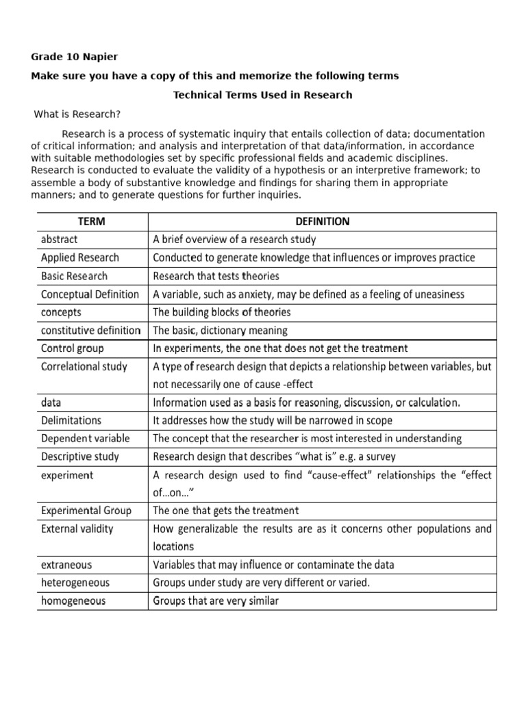 G10 Research | PDF