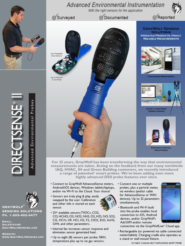 GrayWolf DSII Brochure | PDF | Battery Charger | Wi Fi
