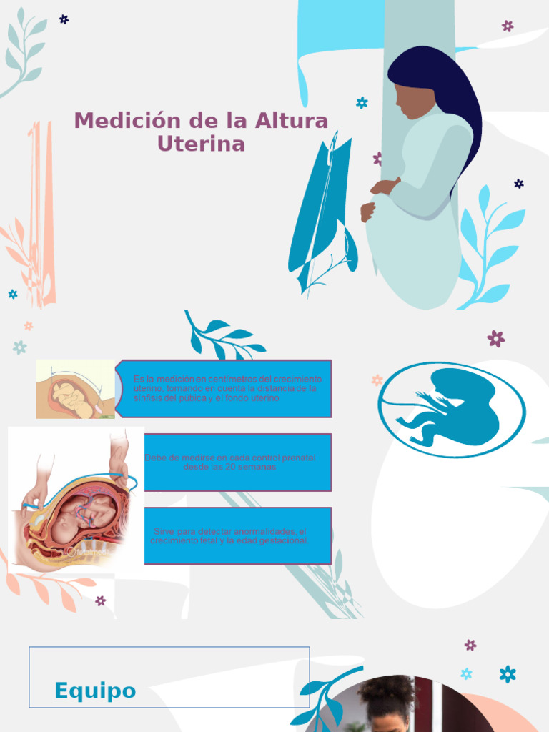 Medicion de Altura Uterina | PDF