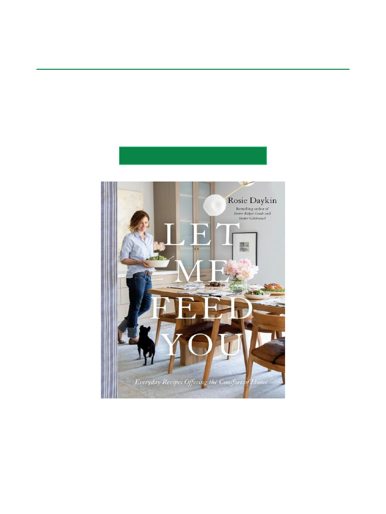Popular Pick Let Me Feed You Everyday Recipes Offering The Comfort of ...