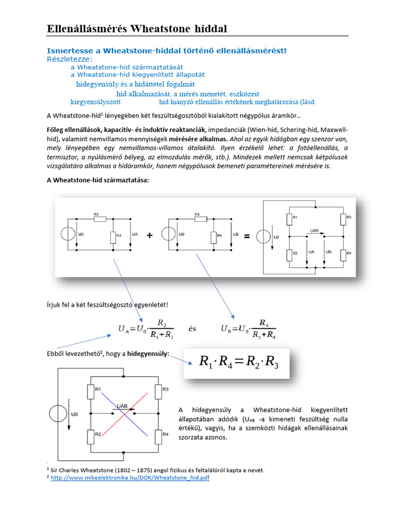 Wheatstone Hid | PDF