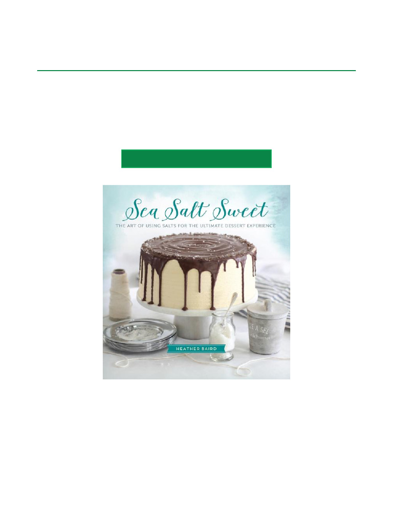 Fan Favorite Sea Salt Sweet The Art of Using Salts For The Ultimate ...