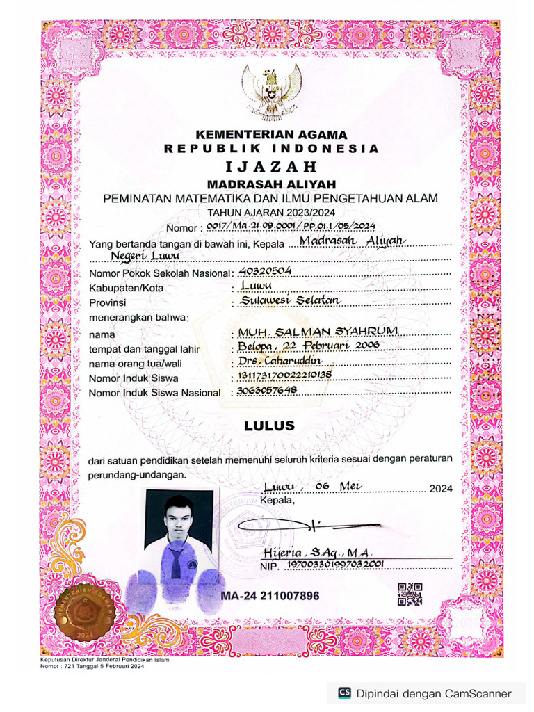 Ijazah Salman | PDF