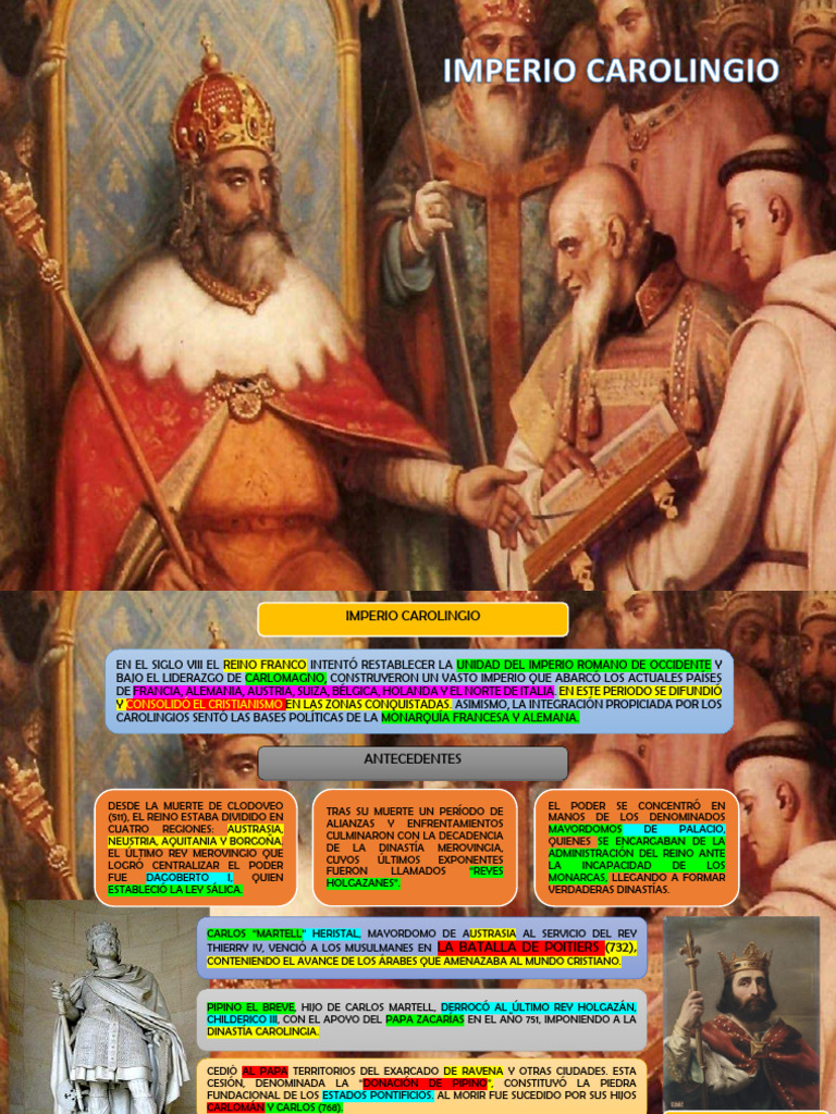 Imperio Carolingio | PDF | Carlomagno | Edades medias