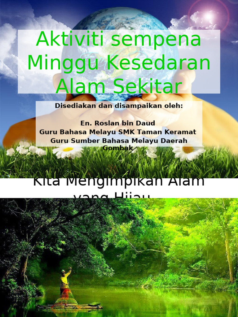 Alam Sekitar - Aktiviti Sempena Minggu Kesedaran Alam Sekitar | PDF