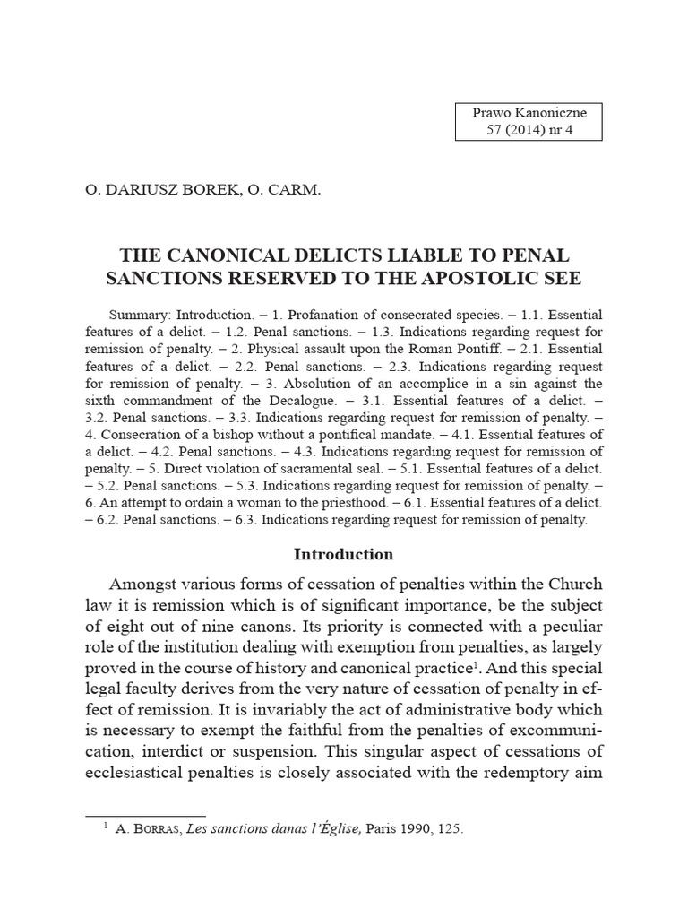 Mstoklosa, 07-Borek-The Canonical | PDF | Penance | Eucharist