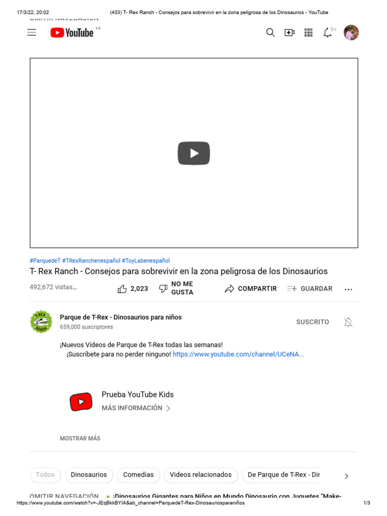 (433) T- Rex Ranch - Consejos para sobrevivir en la zona peligrosa de ...