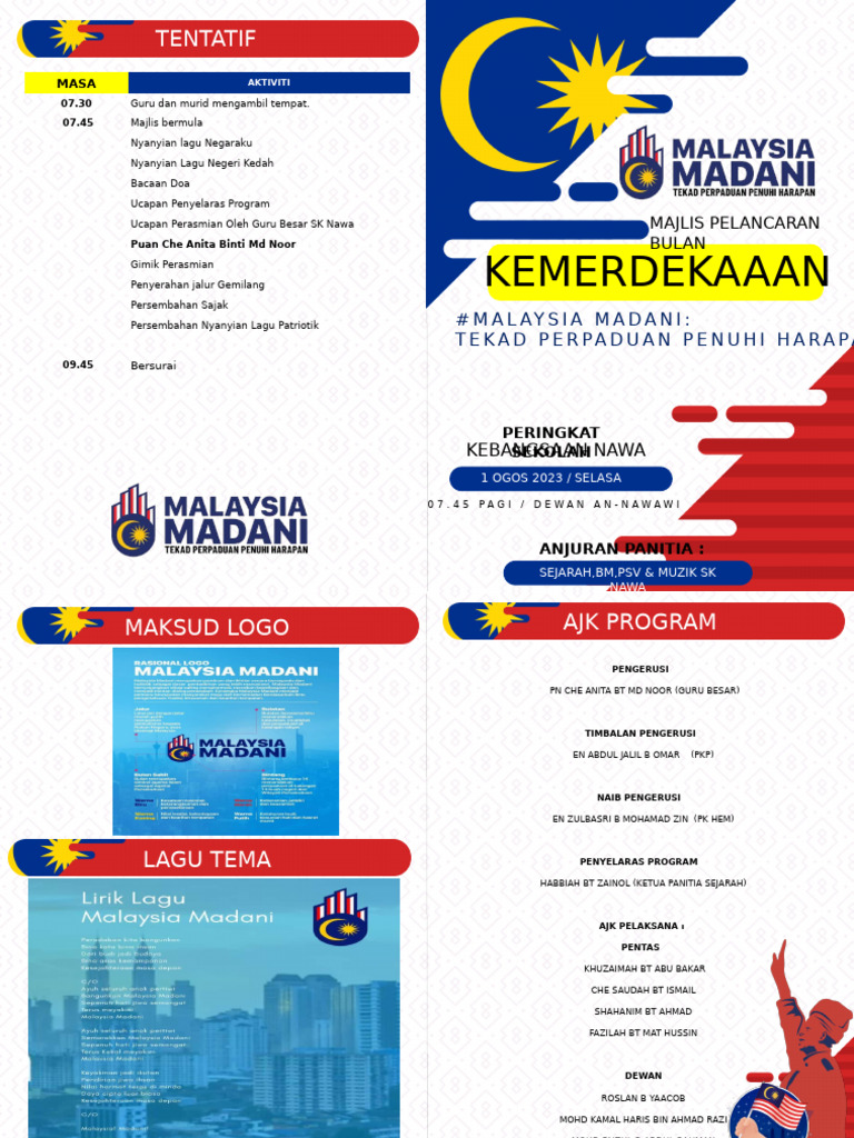 Buku Program Pelancaran Hari Kemerdekaan 2023 | PDF