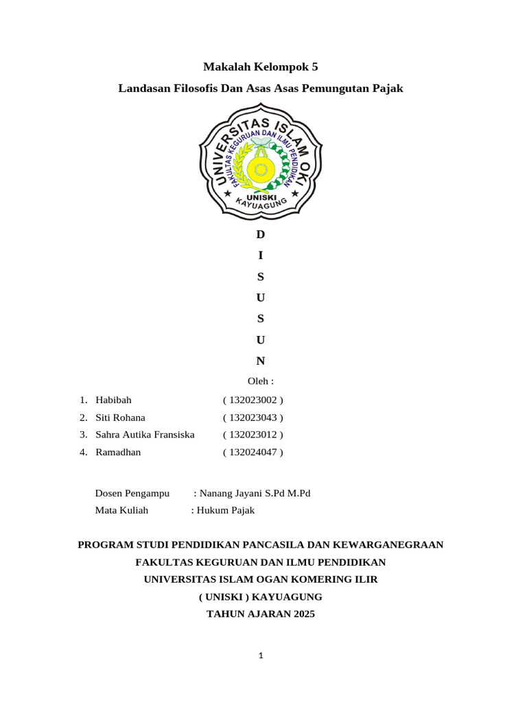 Makalah kelompok 5 | PDF
