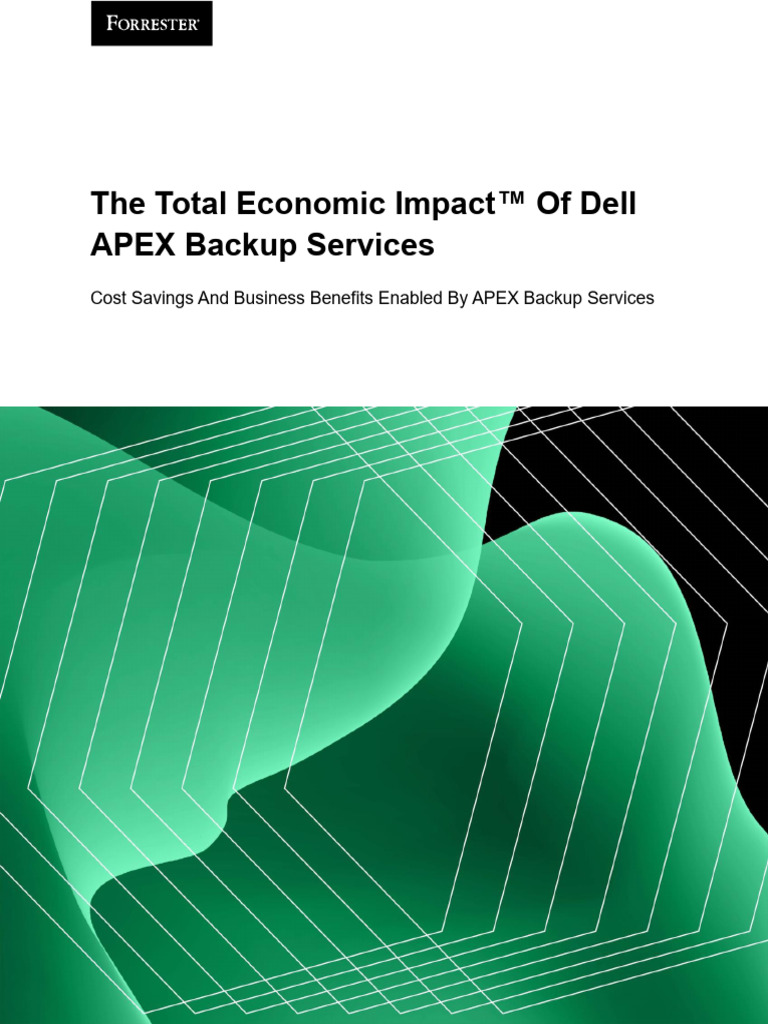 Dell APEX Backup Services Impact Study | PDF | Net Present Value ...