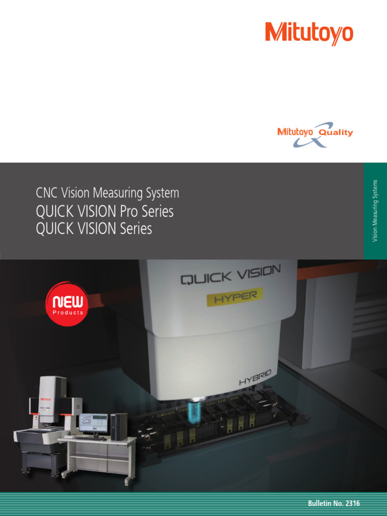 CNC Vision Measuring System QUICK VISION Catalog 2316 | PDF | Autofocus ...