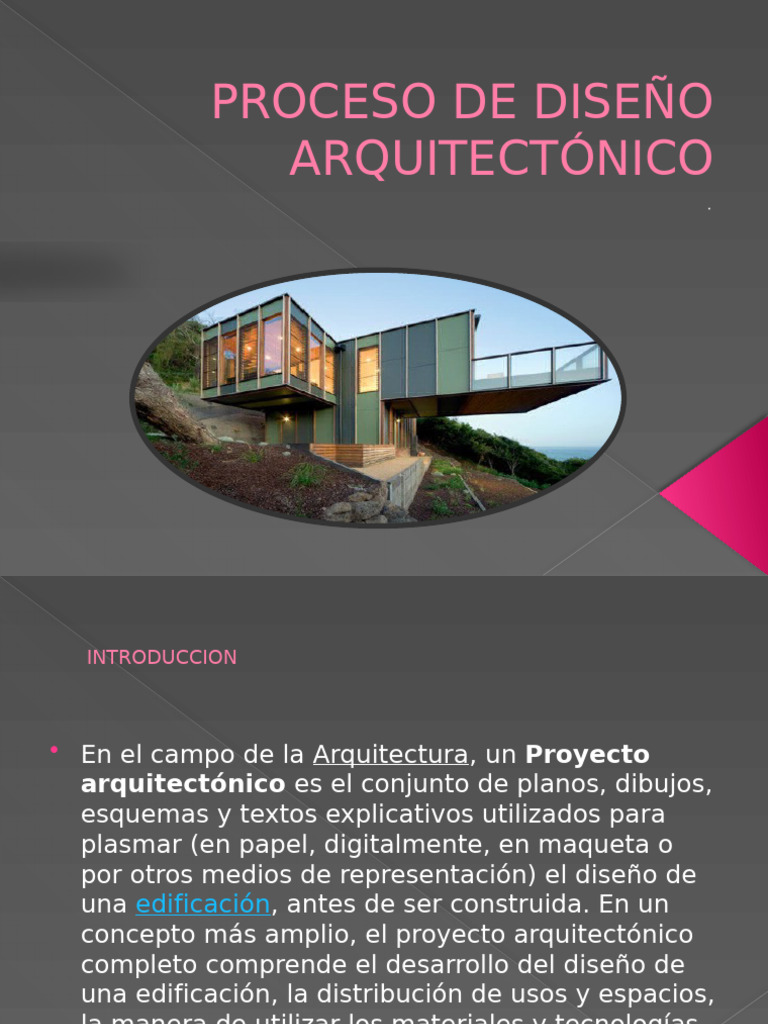 Procesodediseoarquitectnico 111123133712 Phpapp01 | PDF | Diseño ...