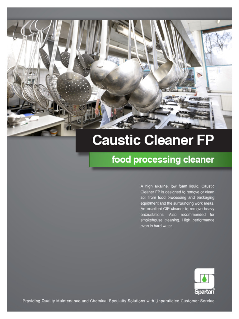 l3189 Caustic Cleaner FP | PDF | Water | Corrosion
