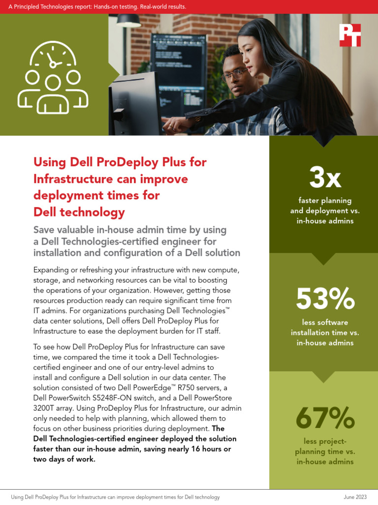 Principled Technologies Prodeploy Plus For Infrastructure Services ...