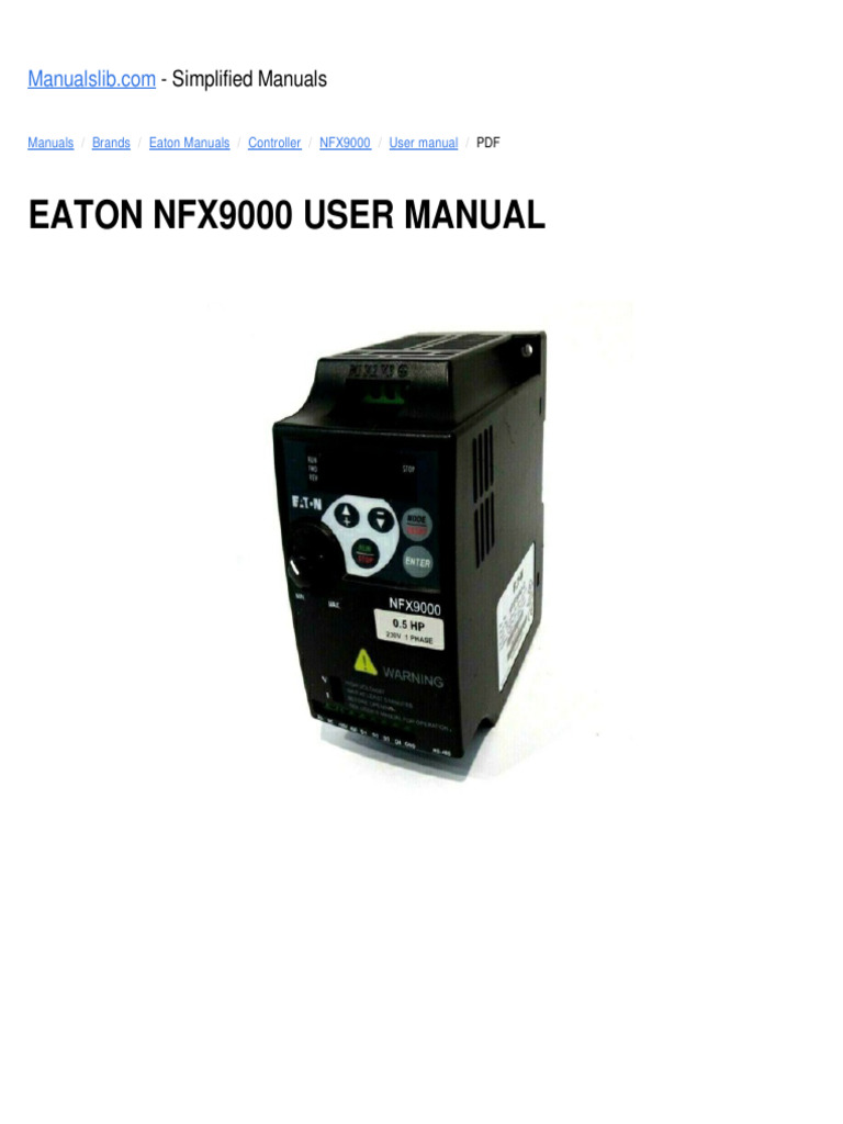 Eaton Driver | PDF | Mains Electricity | Series And Parallel Circuits