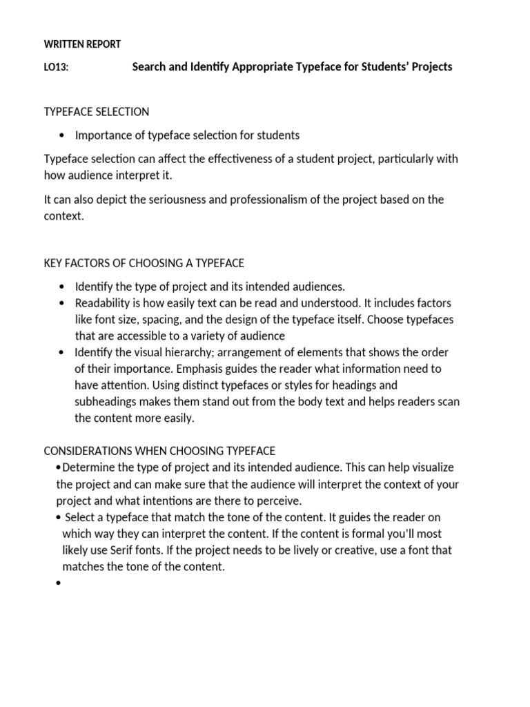 Written Report On Ict CS1 Lesson 2 | PDF