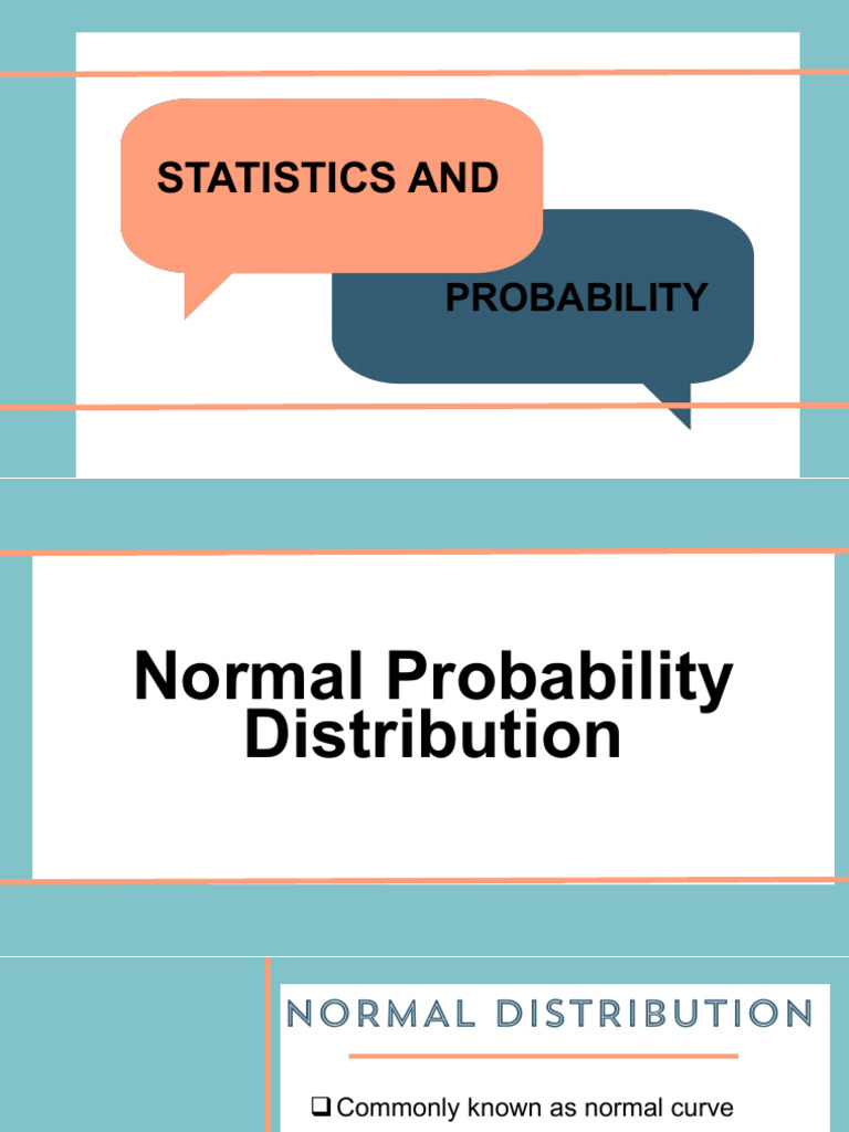 STATISTICS-PROBABILITY-NORMAL-CURVE | PDF
