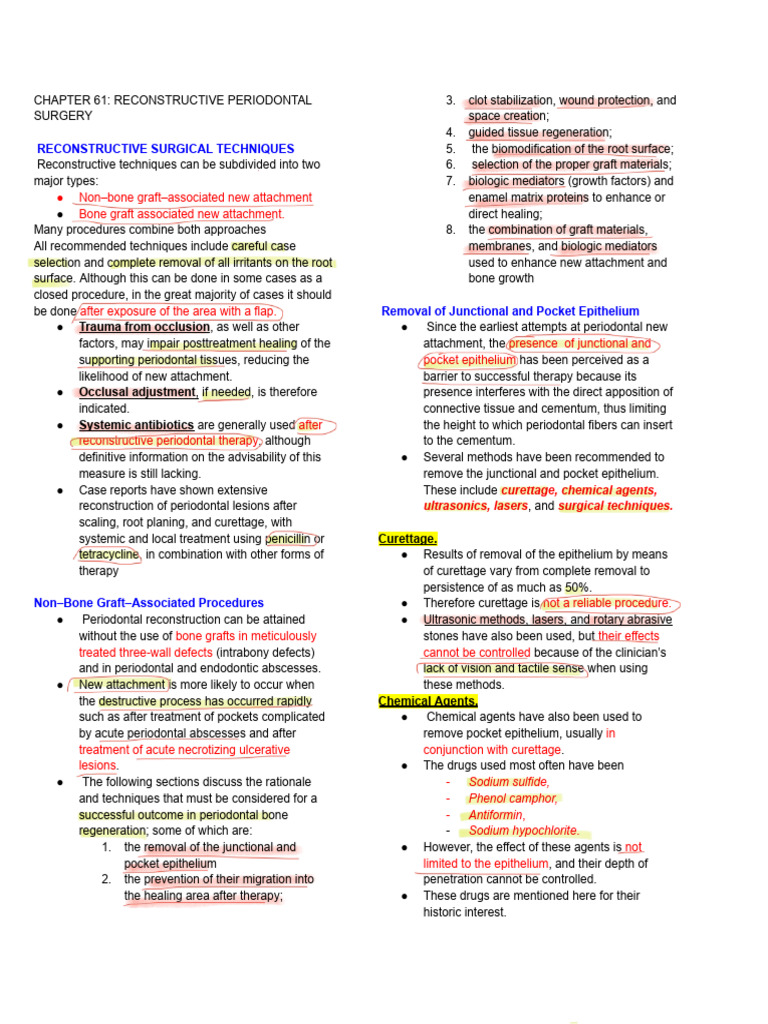 Chapter 61: Reconstructive 2 | PDF | Periodontology | Bone