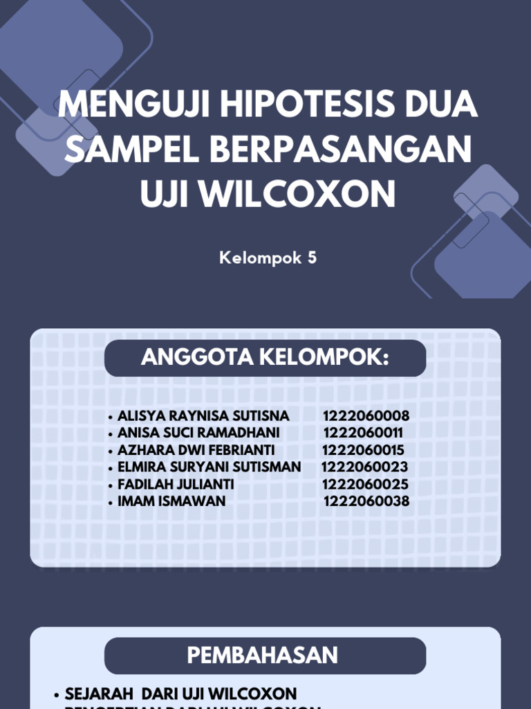 Biru Simple Kreatif Tugas Kelompok Presentasi | PDF