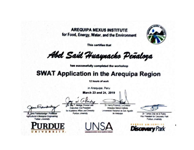 SWAT Application | PDF