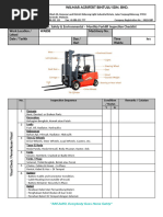 Daily Checklist Lorry | PDF | Vehicles | Land Vehicles