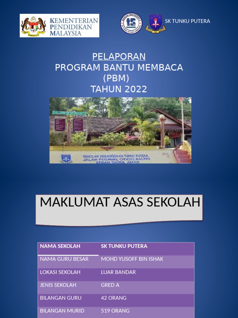Program Bantu Membaca Sk Tunku Putera | PDF