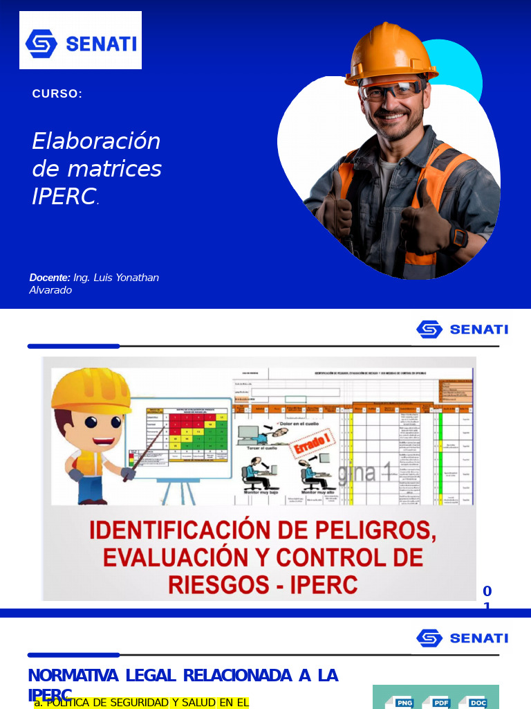 TEMA 04 - Elaboración de Matrices IPERC | PDF | Riesgo | Seguridad y salud ocupacional