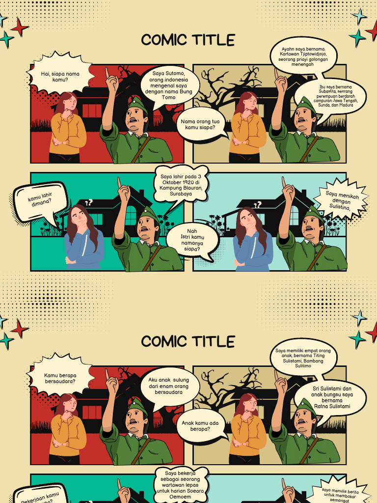 Vintage Simple Illustrative Community Comic Strip PDF | PDF