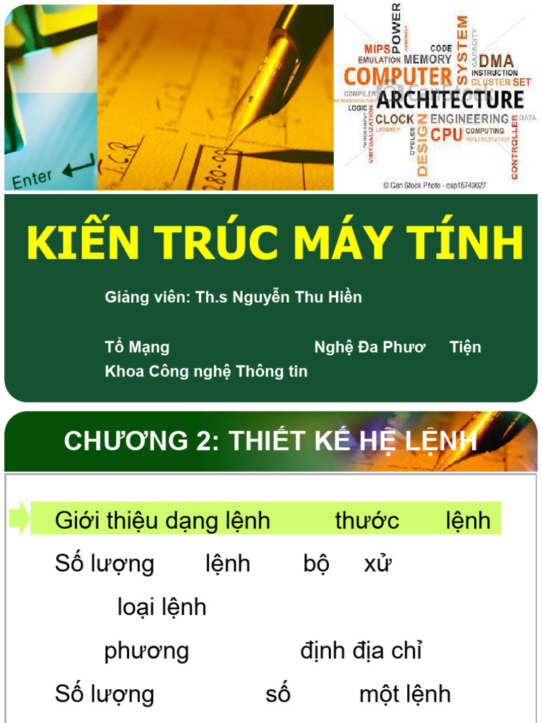 Bai Giang KTMT - C2 | PDF
