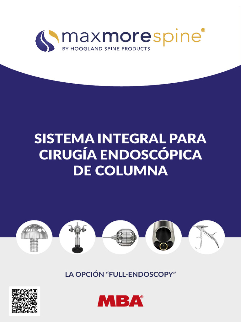 MAXMORE SPINE I.326es CP W | PDF | Cirugía | Endoscopia
