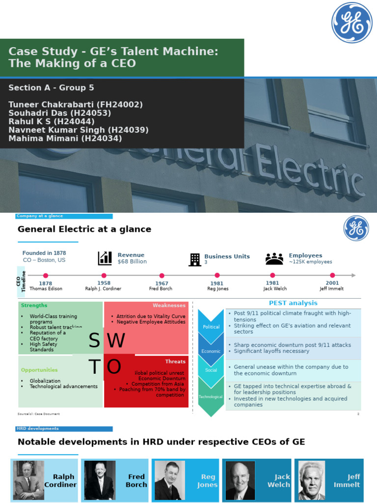 GE's Talent Management Case Study | PDF | General Electric | Business