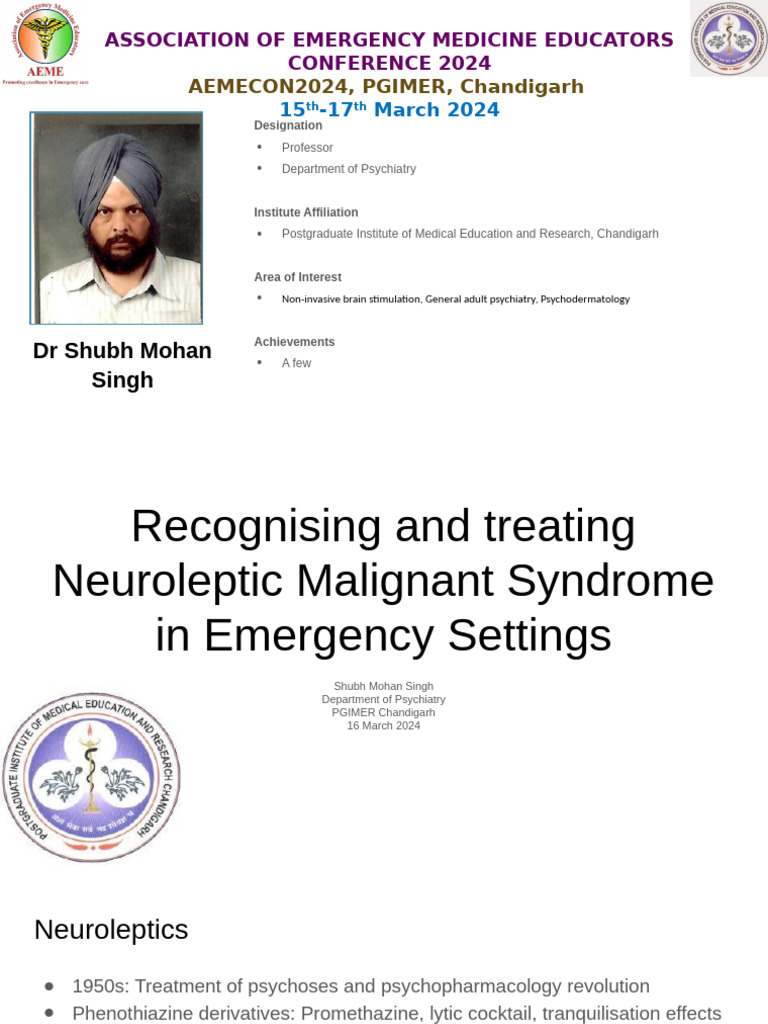 Recognizing Neuroleptic Malignant Syndrome | PDF | Antipsychotic ...