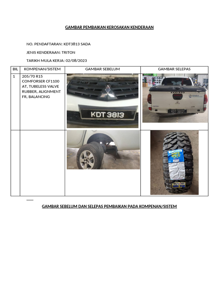 Contoh Bill Claim | PDF