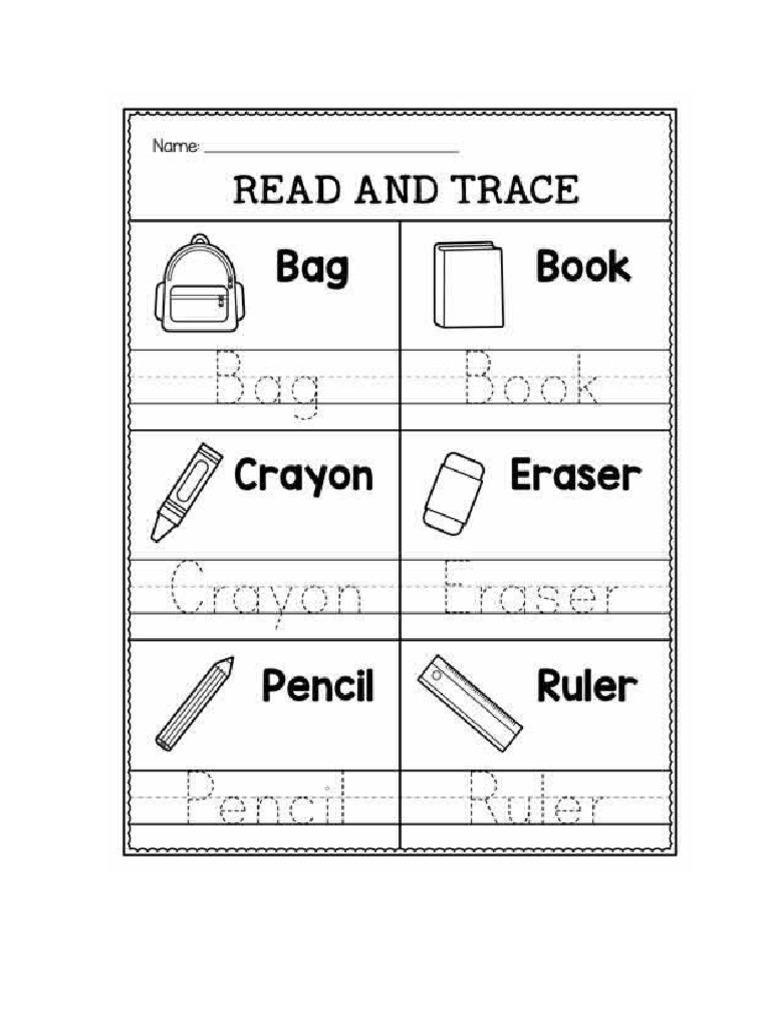 Trace School Objects | PDF