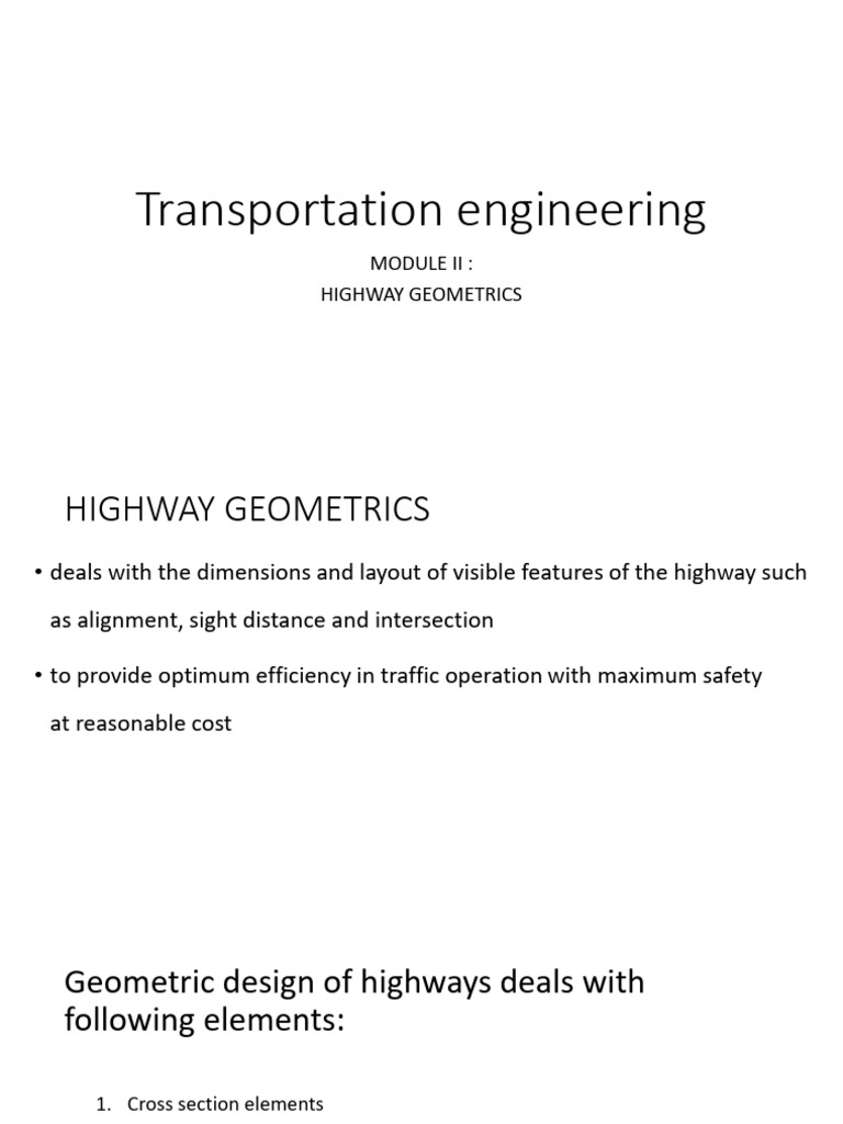 M2 Highway Geometrics, Teste On Roat Materials | PDF | Road | Traffic