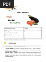 Ficha Tecnica Bingo SG | PDF | Insecticida | Agua