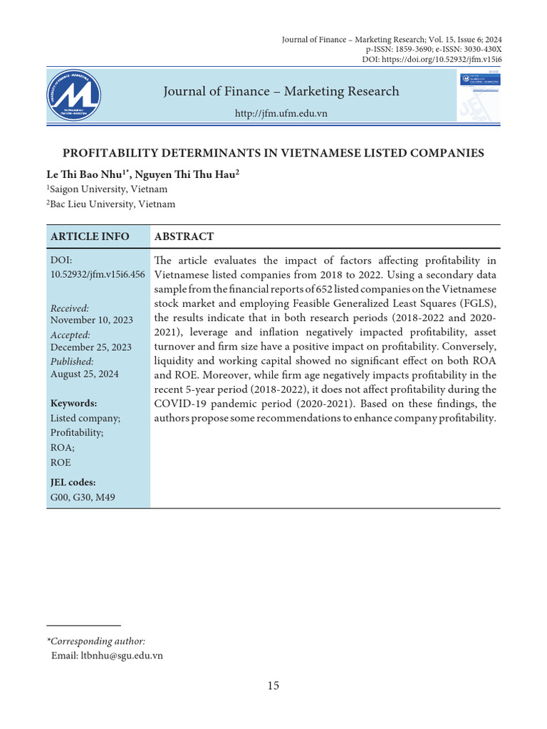 2. JFM - 2024.v15i6 - 456-456-5799 - Văn bản của bài báo | PDF