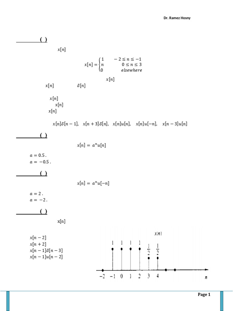 DSP - Sheet1 - Spring 2024 | PDF
