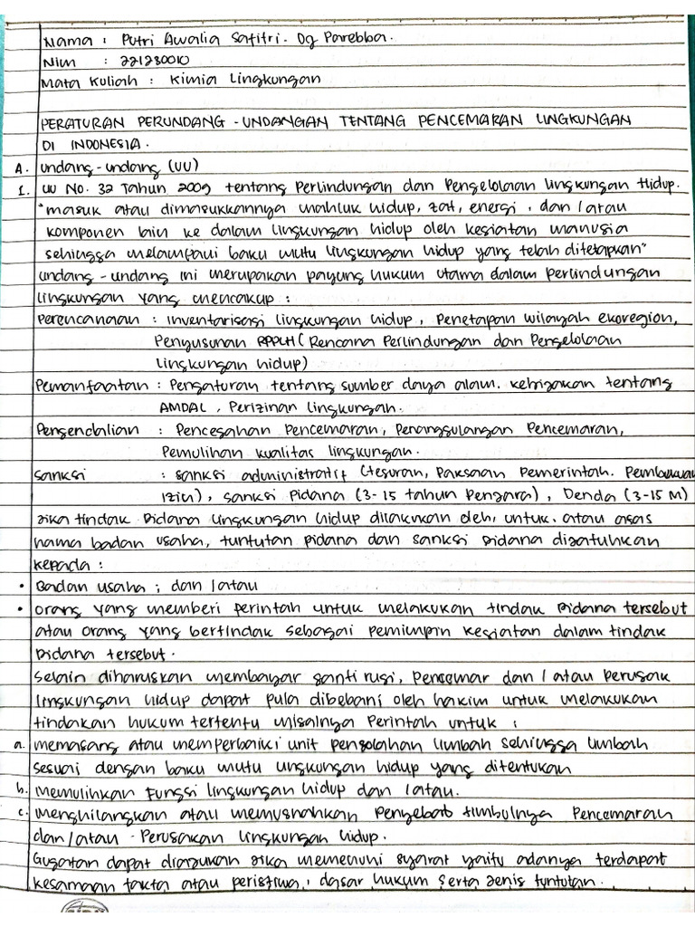 KimLing(Putri Awalia ; 221230010) | PDF