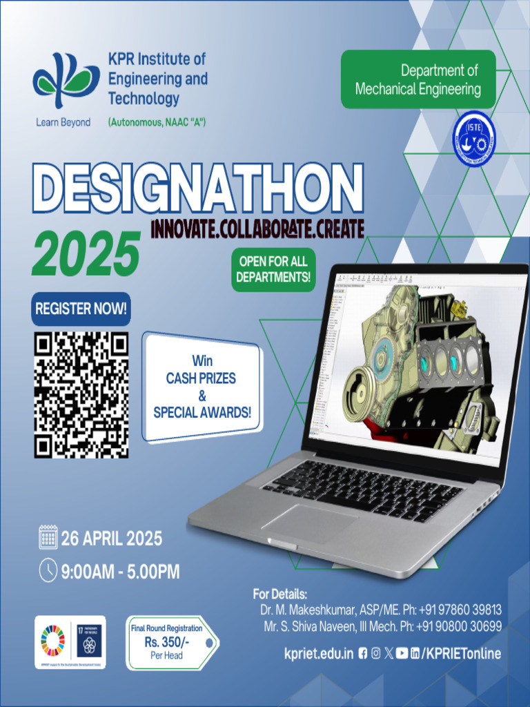 Designathon - Poster and Rules[1] | PDF
