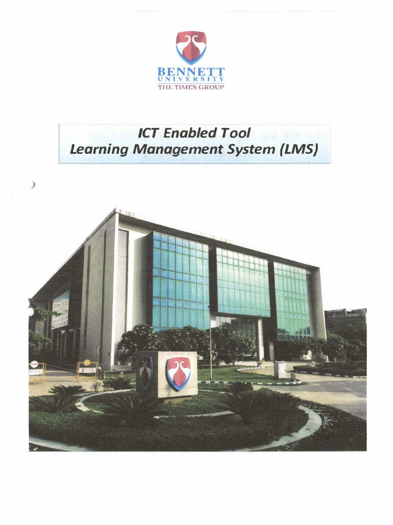 Bennett University LMS Access Guide | PDF